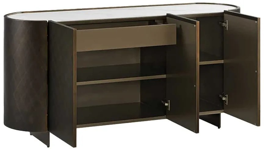 Designová komoda Wilhelmina 150 cm bronzová