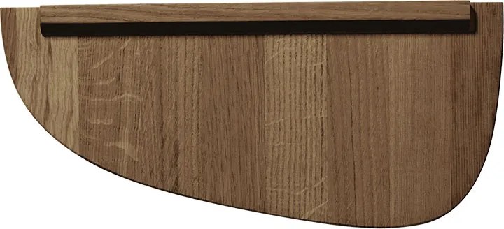 Andersen Furniture Shelf 1 Dřevěná nástěnná police 40 cm tmavě hnědá