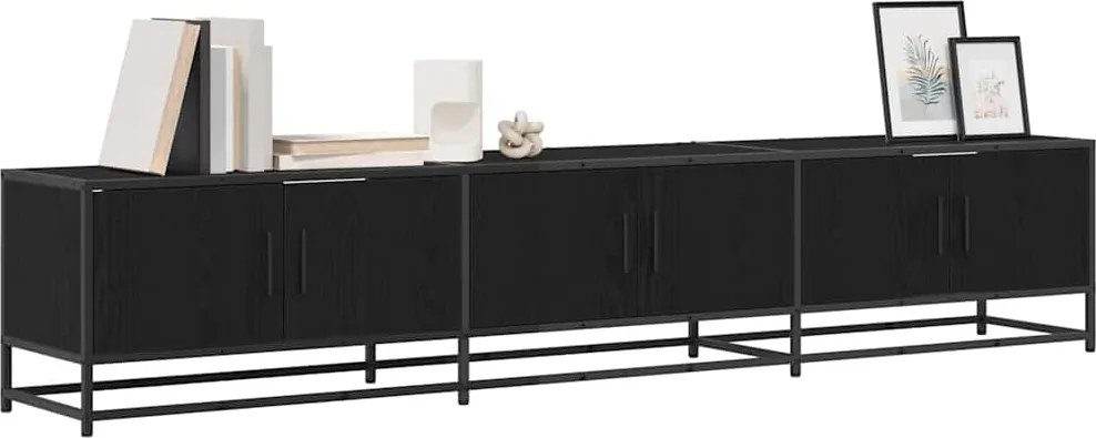 TV jednotky 210 x 35 x 41 cm Černý dub Kompozitní dřevo 3402502