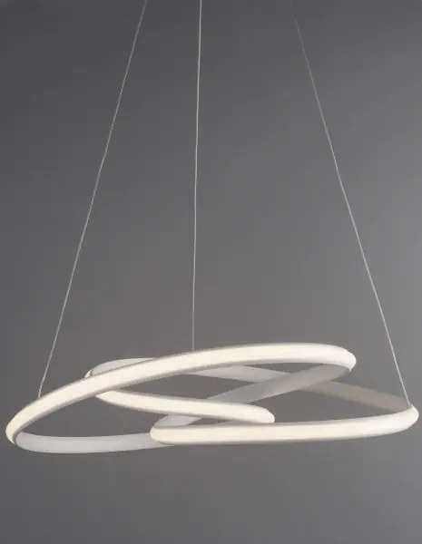 LED lustr Menton 52 bílé