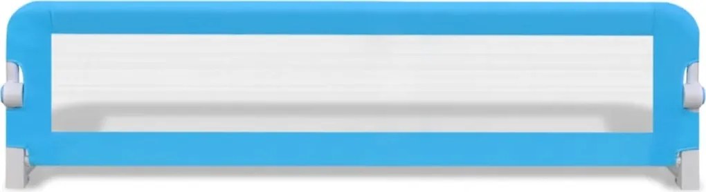 vidaXL Dětské zábrany k postýlce 2 ks 150 x 42 cm [276088] Barva: Modrá