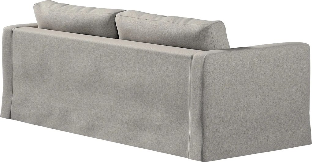Potah na pohovku IKEA Karlstad 3-místná, nerozkládací, dlouhý barva šedá látka pletený vzor