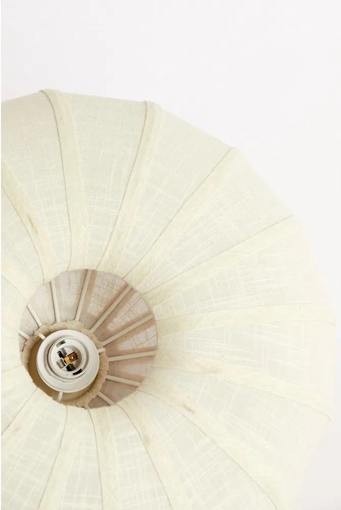 Krémové stropní svítidlo s textilním stínidlem ø 40 cm Zosia – Light &amp; Living