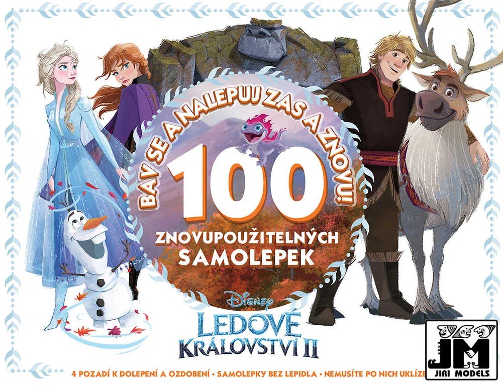 JIRI MODELS Album samolepky Frozen 2 Bav se a nalepuj zas a znovu! 3