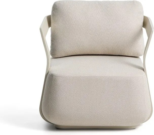 Krémové polstrované zahradní křeslo Tamaris – Kave Home