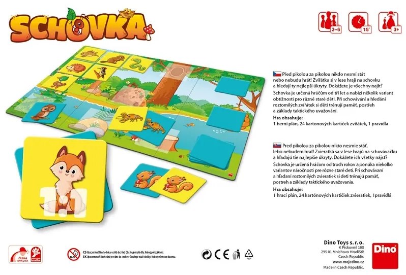 Dino Dětská hra Schovka