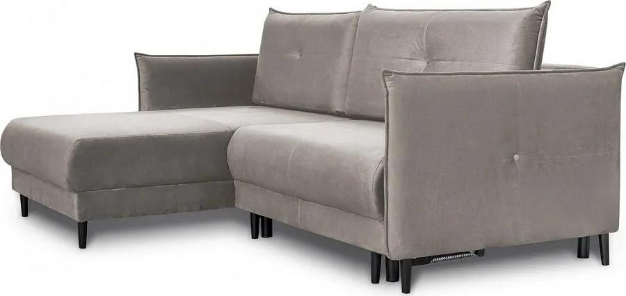 Casarredo - Komfort nábytek Rohová sedací souprava LASTRONI rozkládací s úložným prostorem, levá, látky A1 | potah: gemma 85,barva: N10 natural
