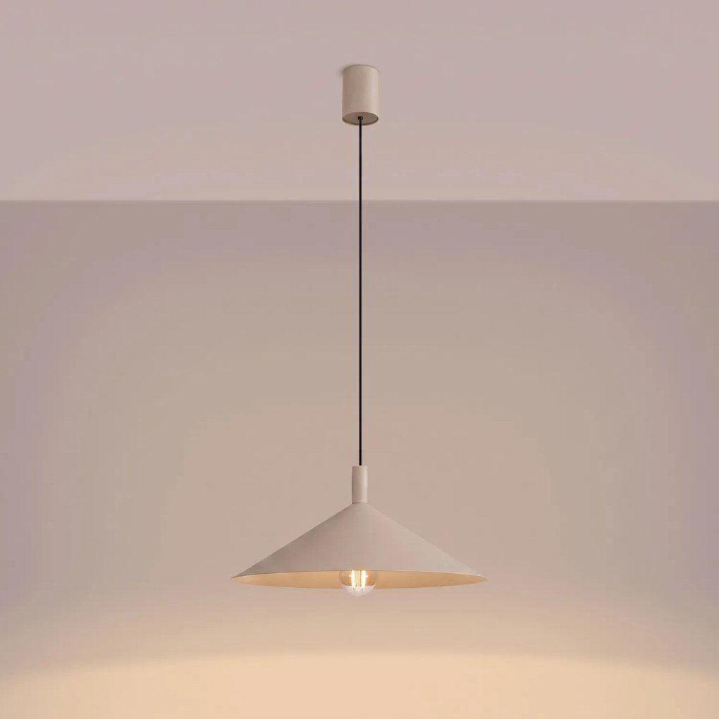 Sollux Lighting Závěsné svítidlo NOX 40 taupe