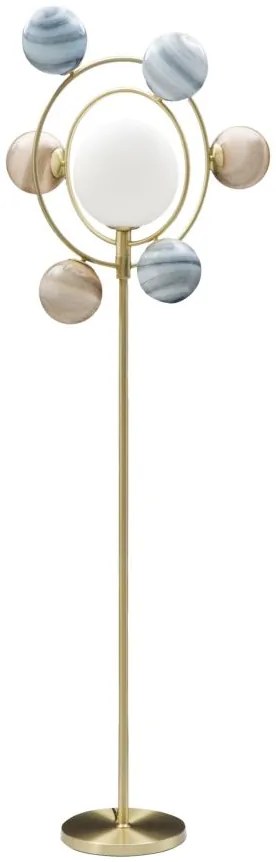 Vícebarevná stojací lampa Mauro Ferretti Planets 7 svítidel, 80x50x195 cm