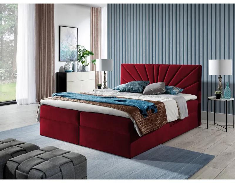 Kontinentální postel Borneo 4, Rozměr postele: 140 x 200 cm, Barva:: Kronos 02