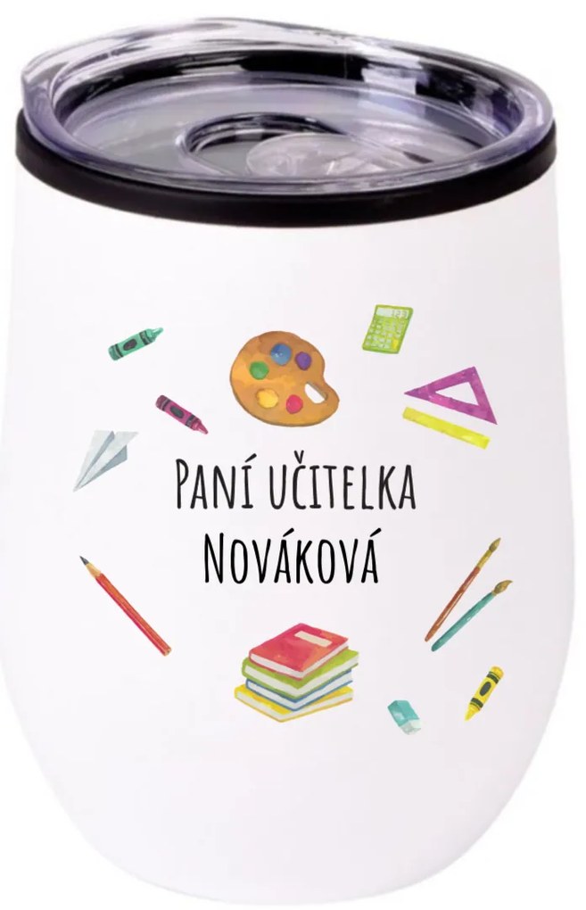 Personalizovaný termohrnek "bowl" pro paní učitelku/pana učitele (pomůcky)