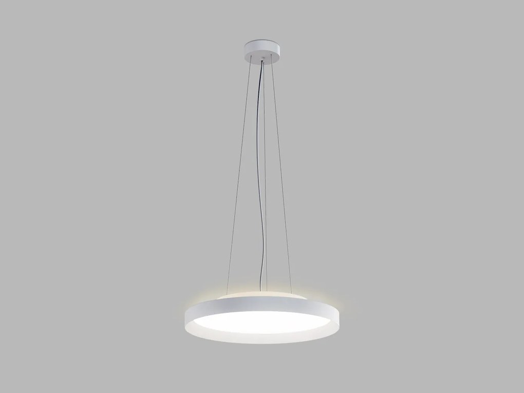 Led2 Závěsné LED svítidlo MOON P- Z, ø 40 cm Barva: Broušené zlato, Stmívání: TRIAC