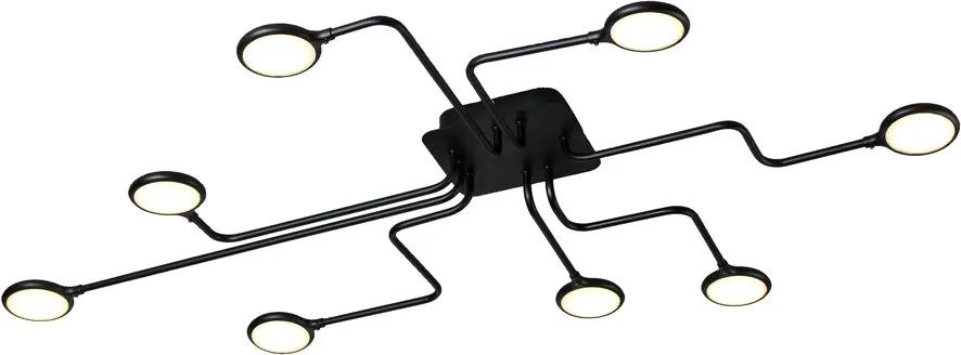 Stropní LED svítidlo Ozcan 5661-8 black