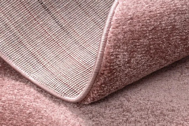 Koberec SOFTY růžový kruh