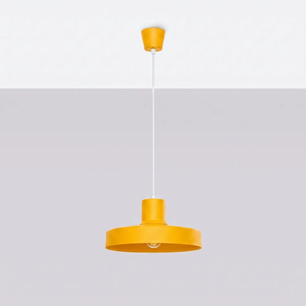 Sollux Lighting Závěsné svítidlo BILO žluté