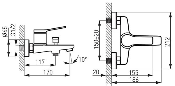 Ferro Stratos, vanová baterie, černá, BSC1BL