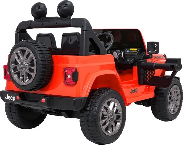 Elektrické autíčko Jeep Wrangler Rubicon LIFT oranžové