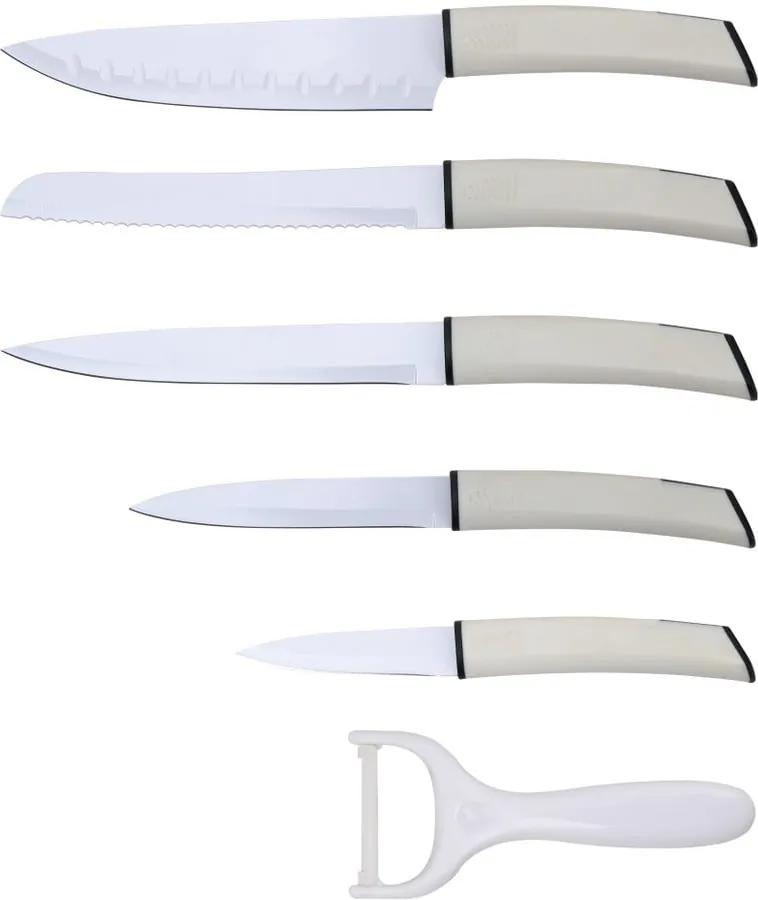 Set 5 nožů a škrabky Bergner Ultra