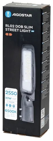 Aigostar - LED Pouliční lampa SLIM LED/30W/230V 6500K IP65