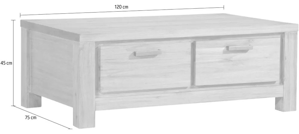 Massive home | Dřevěný konferenční stolek z akácie Sakura I MH6876/50-120