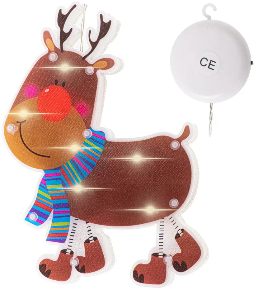 Creative Corner LED závěsná svítidla Vánoční dekorace sobi