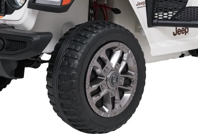 Elektrické autíčko Jeep Wrangler Rubicon LIFT bílé