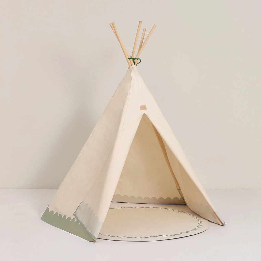 Nobodinoz Arizona Vibes TeePee Green