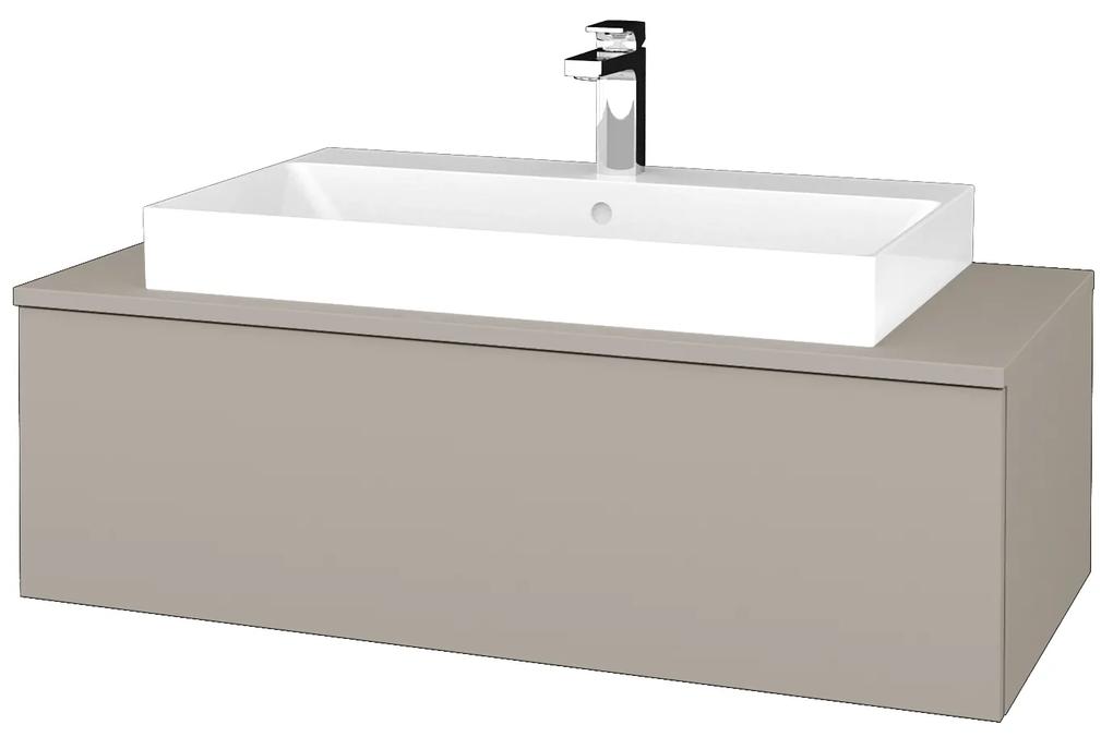 Dřevojas Koupelnová skříňka MODULE SZZ1 100 Varianta: M01 Bílá mat / M01 Bílá mat