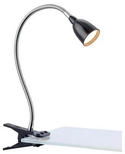 Markslöjd 106092 - LED Stolní lampa s klipem TULIP LED/3W/230V černá