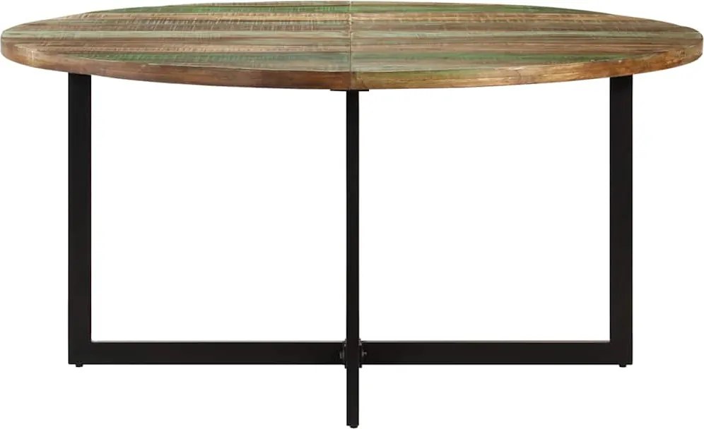 Jídelní stůl 150 x 75 cm masivní recyklované dřevo 337074