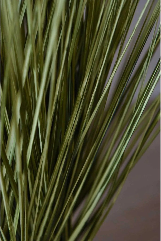 Umělá tráva v květináči JUNCO, plast, výška 80 cm, zelená
