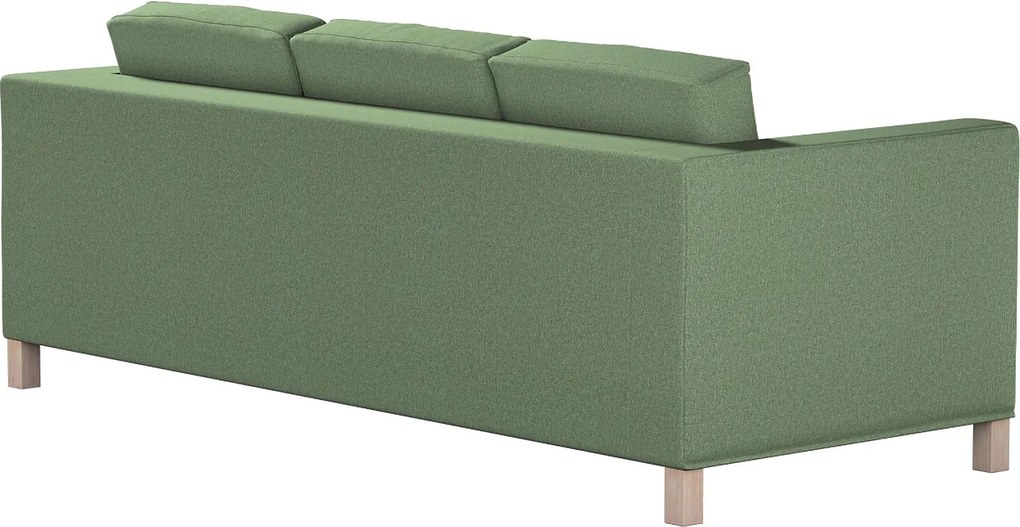 Potah na pohovku IKEA  Karlanda 3-místná nerozkládací, krátký barva zelená látka pletený vzor