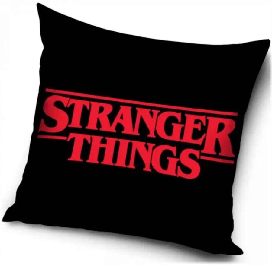 Polštář Stranger Things - motiv Black - 40 x 40 cm