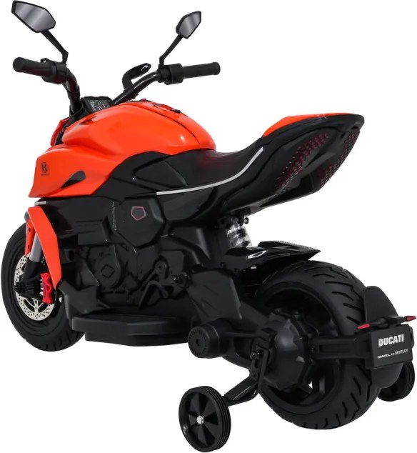 Elektrická motorka Ducati Diavel x Bentley oranžová
