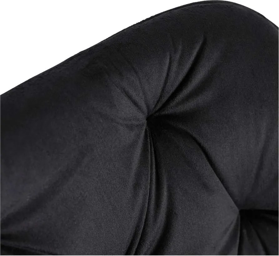 Kancelářské křeslo Skarto Velvet, černá / zlatá