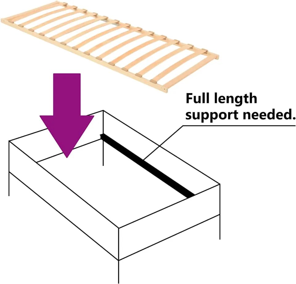 Lamelový rošt postele s 13 lamelami 70 x 200 cm 327255