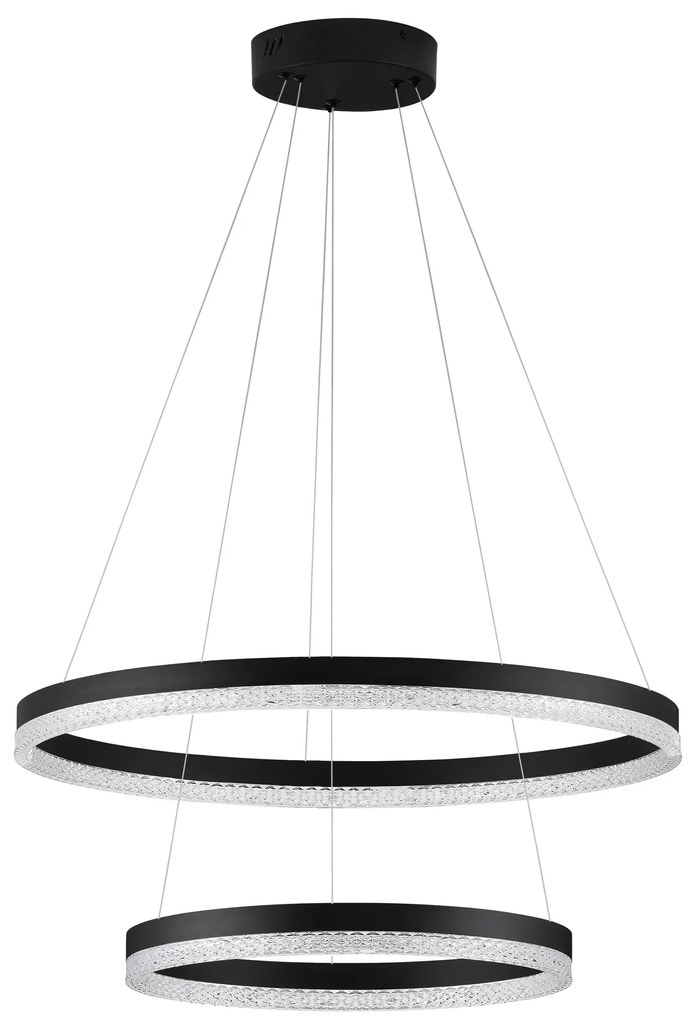 LED lustr Adria 2 černé