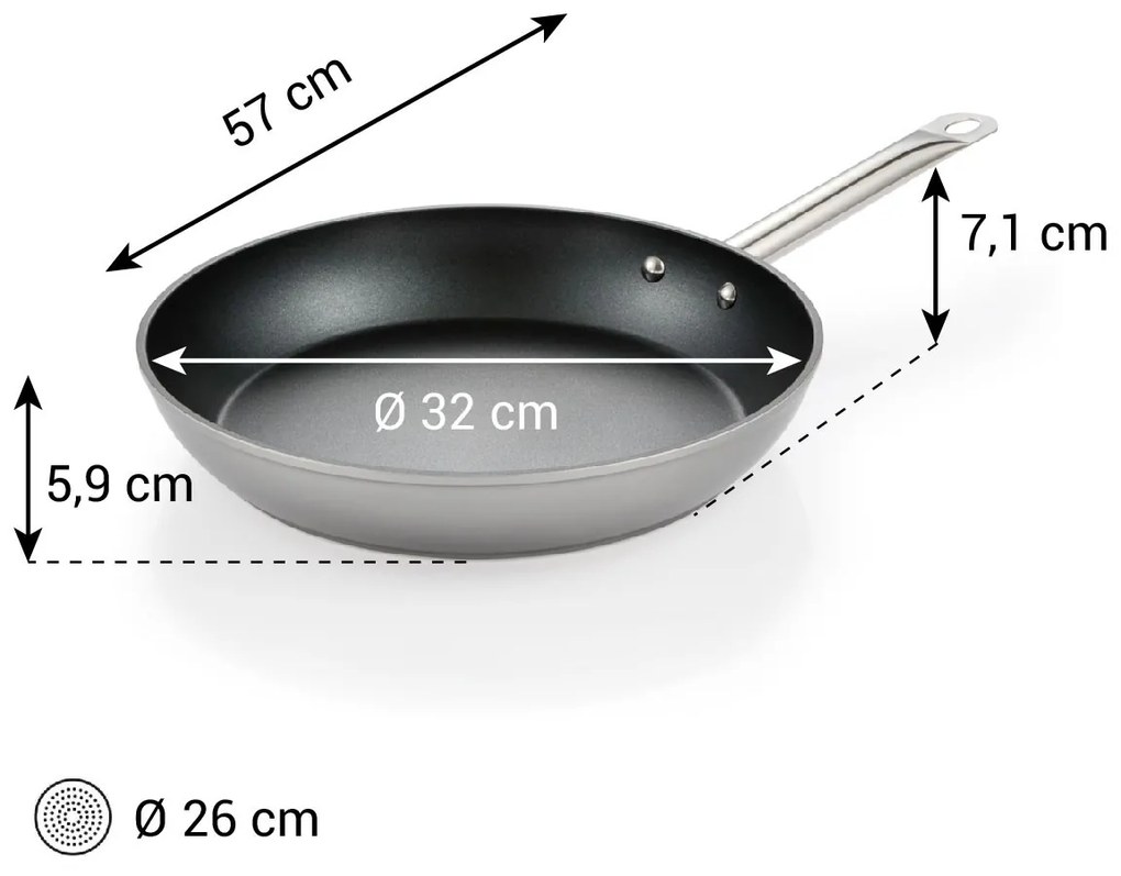 TESCOMA Pánev GrandCHEF+ ø 32 cm
