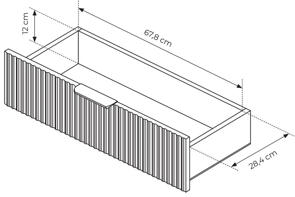 LANTE č | regál A | 88,2 cm | černá