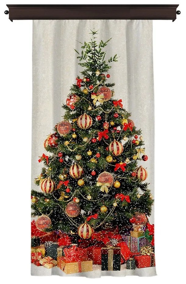 Vánoční závěs Christmas Tree, 140 x 260 cm
