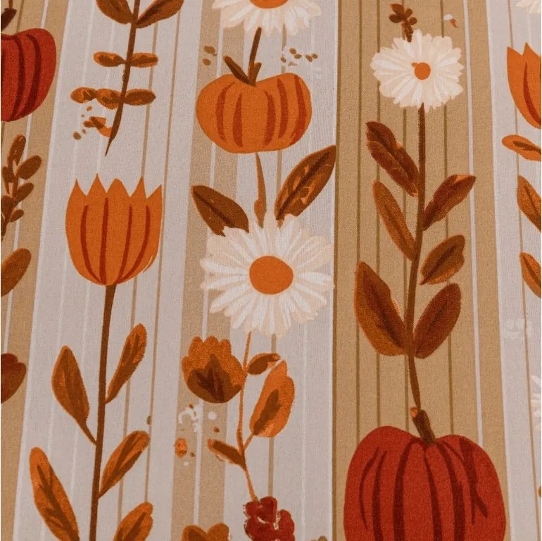 Povlečení z mikrovlákna PUMPKIN STRIPES barevné Rozměr povlečení: 70 x 90 cm | 140 x 200 cm