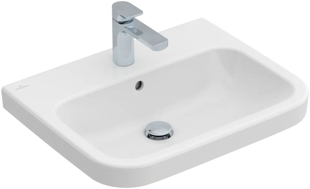 Villeroy & Boch ARCHITECTURA - Umyvadlo, 600x470x180 mm, bez přepadu, bílá alpin 41886101