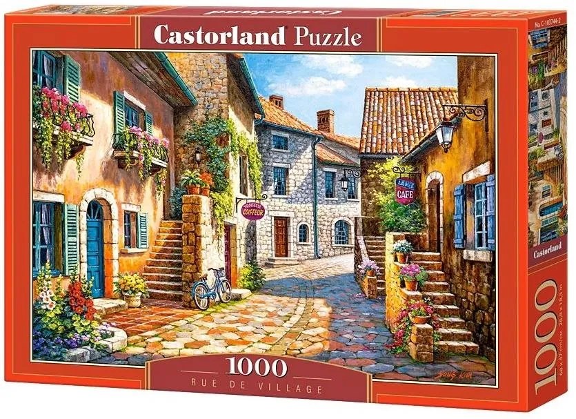 Castorland puzzle cesta ve vesnici 1000 dílků