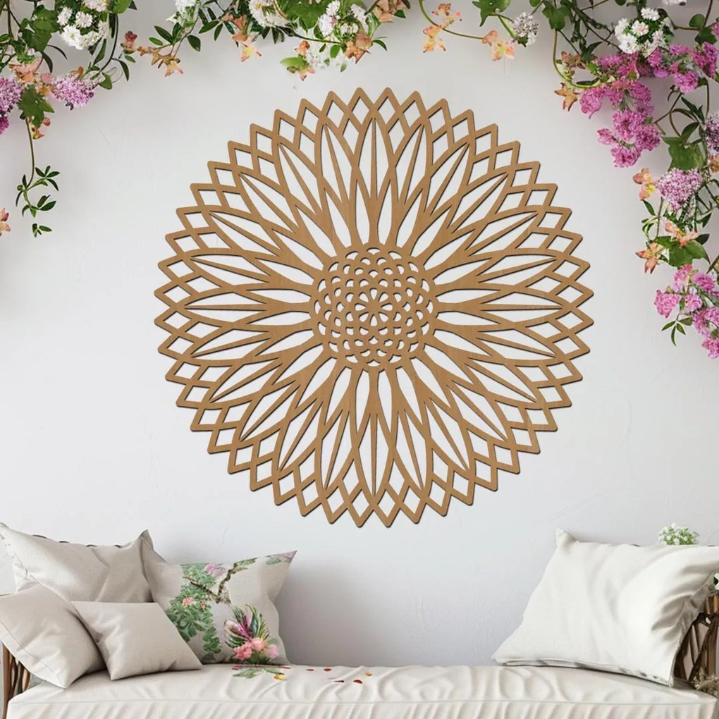 dřevo života Dřevěná mandala DŮVĚRY Zvolte rozměr (cm): 40x40, Zvolte barvu dekoru: Wenge