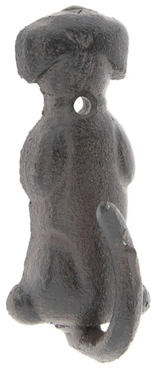 Litinový nástěnný háček Pejsek – 5x4x10 cm
