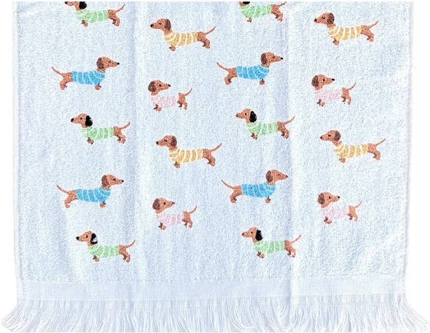 Kuchyňský froté ručník s motivem jezevčíka Dachshund - 40*66 cm