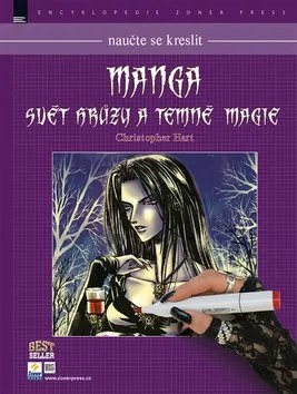 Omalovánky naučte se kreslit manga: svět hrůzy a temné magie