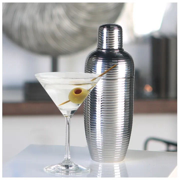 Bighome - Cocktailshaker GELANO - strieborná