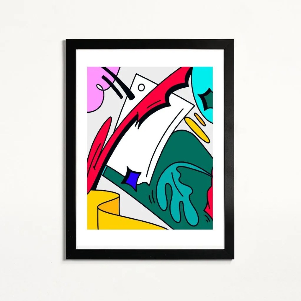 PAUSER | Cleaver I Rám: Bílý, Velikost: 40 x 30 cm