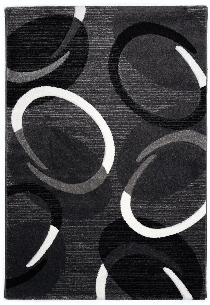 Spoltex, Kusový koberec Florida grey 9828, 200x290, šedá, chodba / předsíň